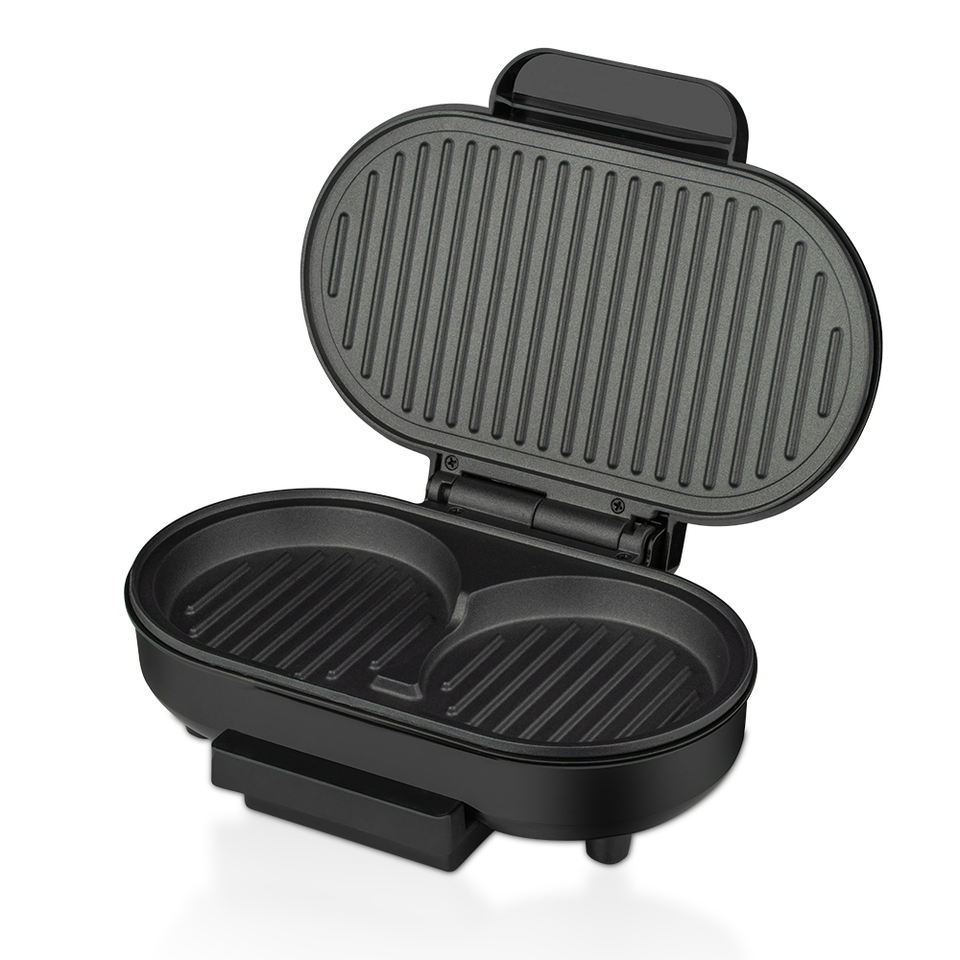 RAF 750W Electric Hamburger Maker Compact Burger Grill Kitchen ...