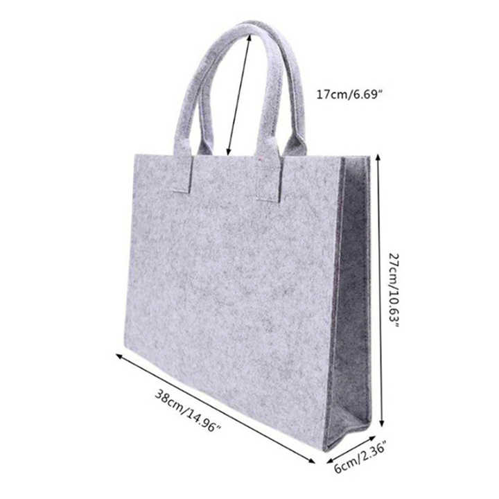 Wholesale Felt Cloth Bag - Custom Felt Tote Bag with Logo