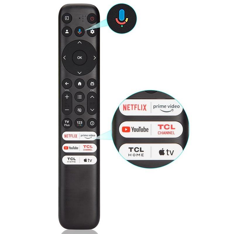 RC813 Voice Remote Control Compatible with TCL Google TV Remote Fit for ...