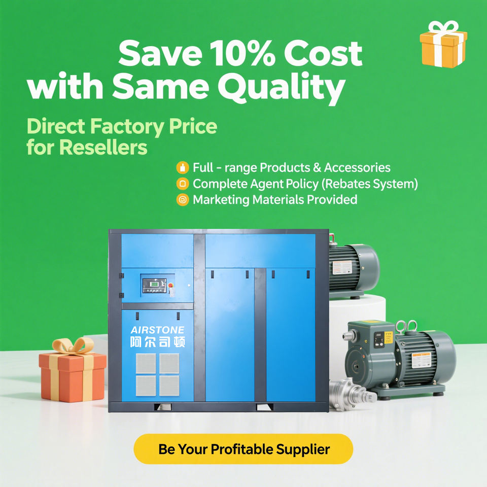Industrial Electric Rotary Screw Air Compressor with Air Dryer