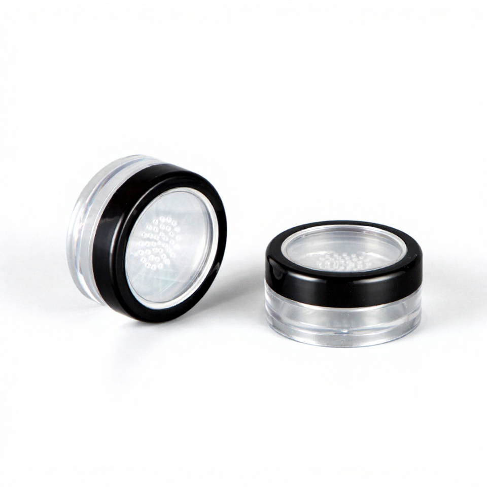 Customize Plastic 10g Empty Clear Highlighter Glitter Loose Powder ...