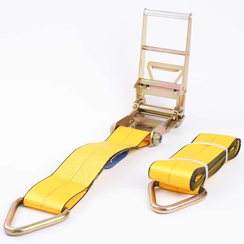 2 Inch High Quality PE/PP Cargo Lashing Ratchet Tie Strap Double-J Hook ...