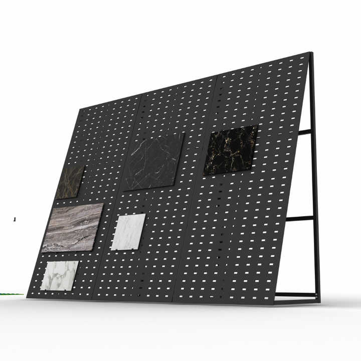 Durable Metal Rack - Ideal for Displaying Marble Samples