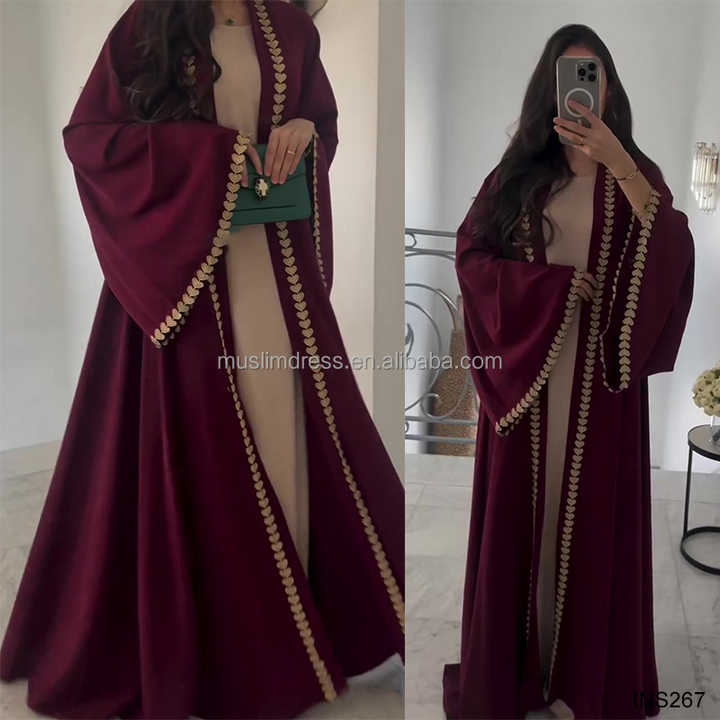 Habib Ramadan EID New Fashion Modest Islamic Abaya Wholesale Red Love ...
