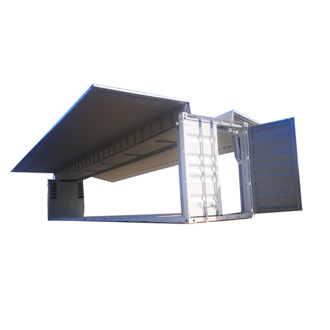 20' marine container side open container with side wall open opening ...