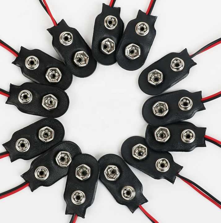 DCK1 9V Battery Snap Clip Connector - Reliable & Convenient