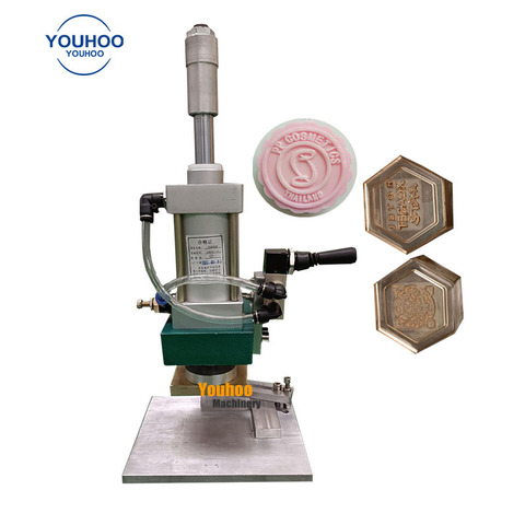 Manual Soap Stamping Machine - Pneumatic Press for Bath Soap, 10-20 Pcs ...