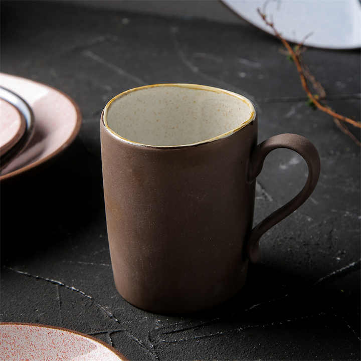 Eco-friendly European Home Goods pink Ceramic Tableware Modern Plates ...