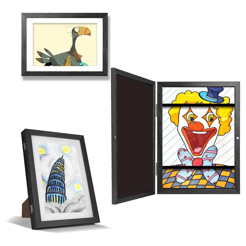 Marco de Fotos de Madera Estilo Clásico SE7ART, Tamaño A4, Material MDF ...