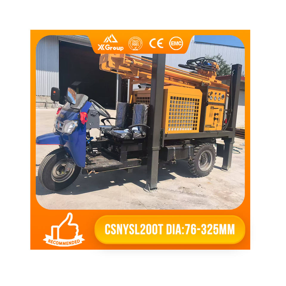 XL CSNYSL200T Automatic Rotary Drilling Rig 65KW Diesel Engine Crawler ...