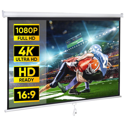 High Quality motorized projector screen 100 Inch 16:9/4:3/1:1 Motorized ...