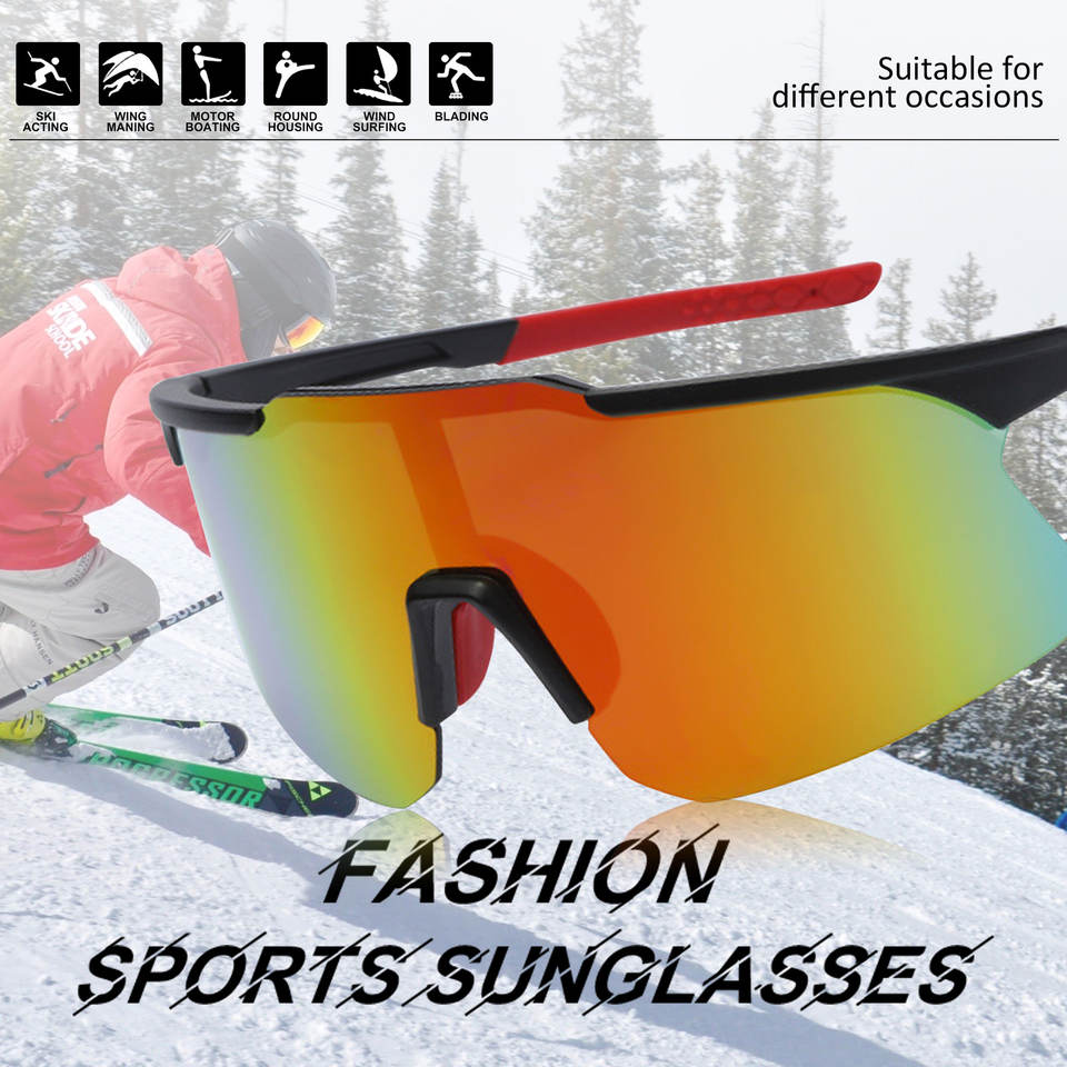 2024 Cheap Running Glasses - Oversized Sport Side Shields