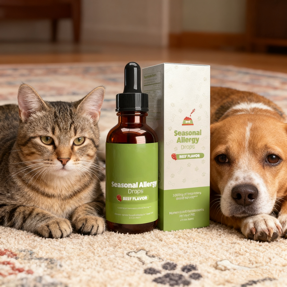 Customizable Pet Allergy Immune Liquid Drops Supplement Alleviates ...
