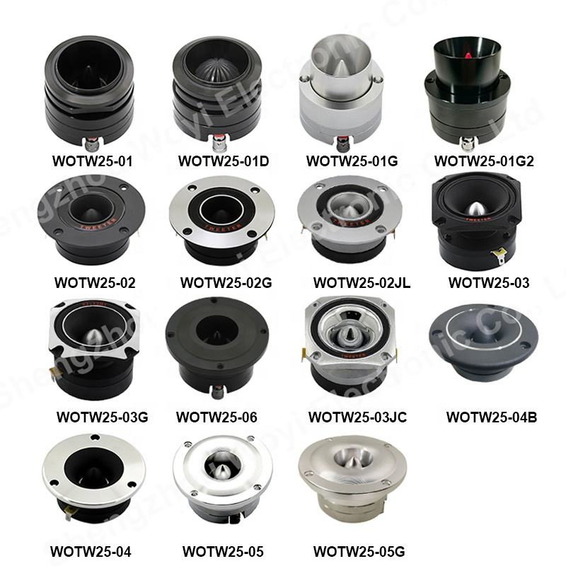25.4mm Voice Coil Aluminum Diaphragm Loudspeaker Super Bullet Tweeter ...
