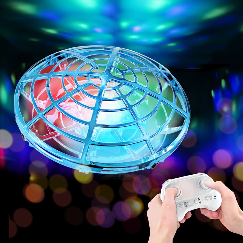 Plastic Lustre UFO Flying Toy with Gesture Sensing - 2.4GHz RC Control ...