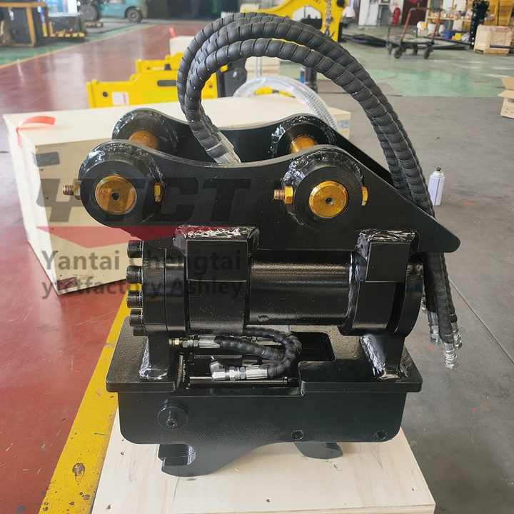 YTCT Mini Excavator Tilting Quick Coupler - 180 Degree Tilt
