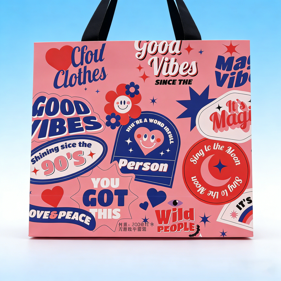 Custom Perfume Cosmetics Gift Paper Bag Carrying Packaging Bag ...