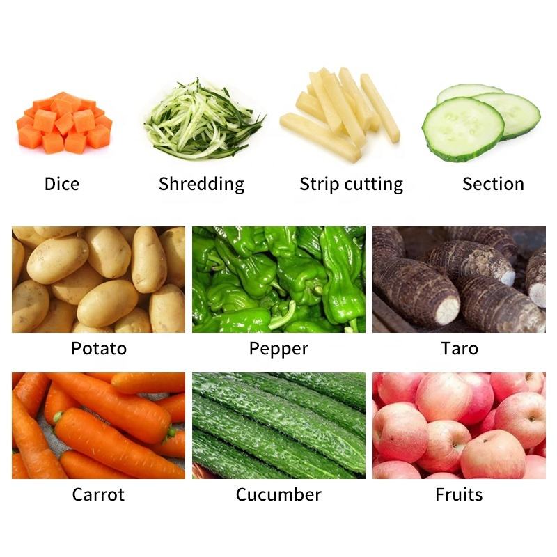 New Condition Automatic Eco-Friendly Vegetable Slicing Dicing Machine ...