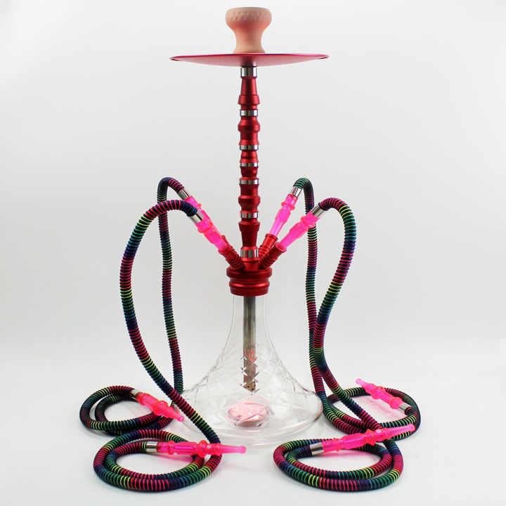 Large Hookah 4 Pipes Shisha Set for Bar - Woyu Quality