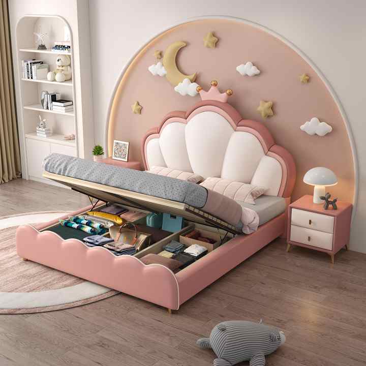 Kids Bedroom Furniture - Single Bed with Storage Drawer