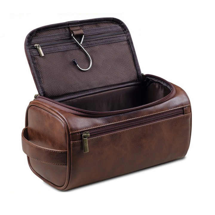 Custom Logo Male Hanging Storage Organizer Wash Bag Men