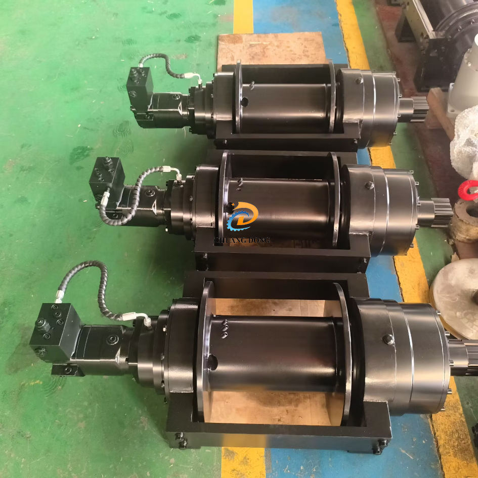 22000Lb 30000LB 40000LB Hydraulic Winch with 10T 15 Ton 20Ton Towing ...