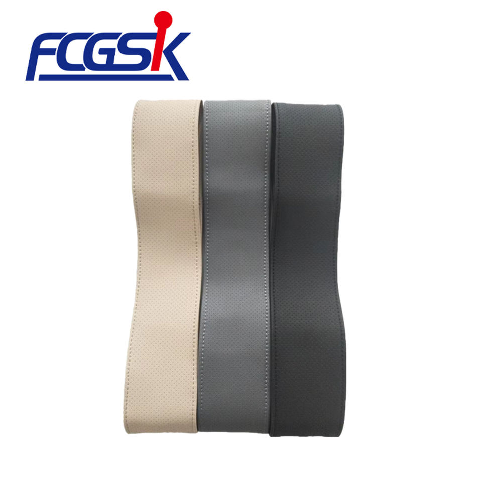 FENGCHEN Leather Sports 3-Spoke Universal Fit Steering Wheel Cover Set ...