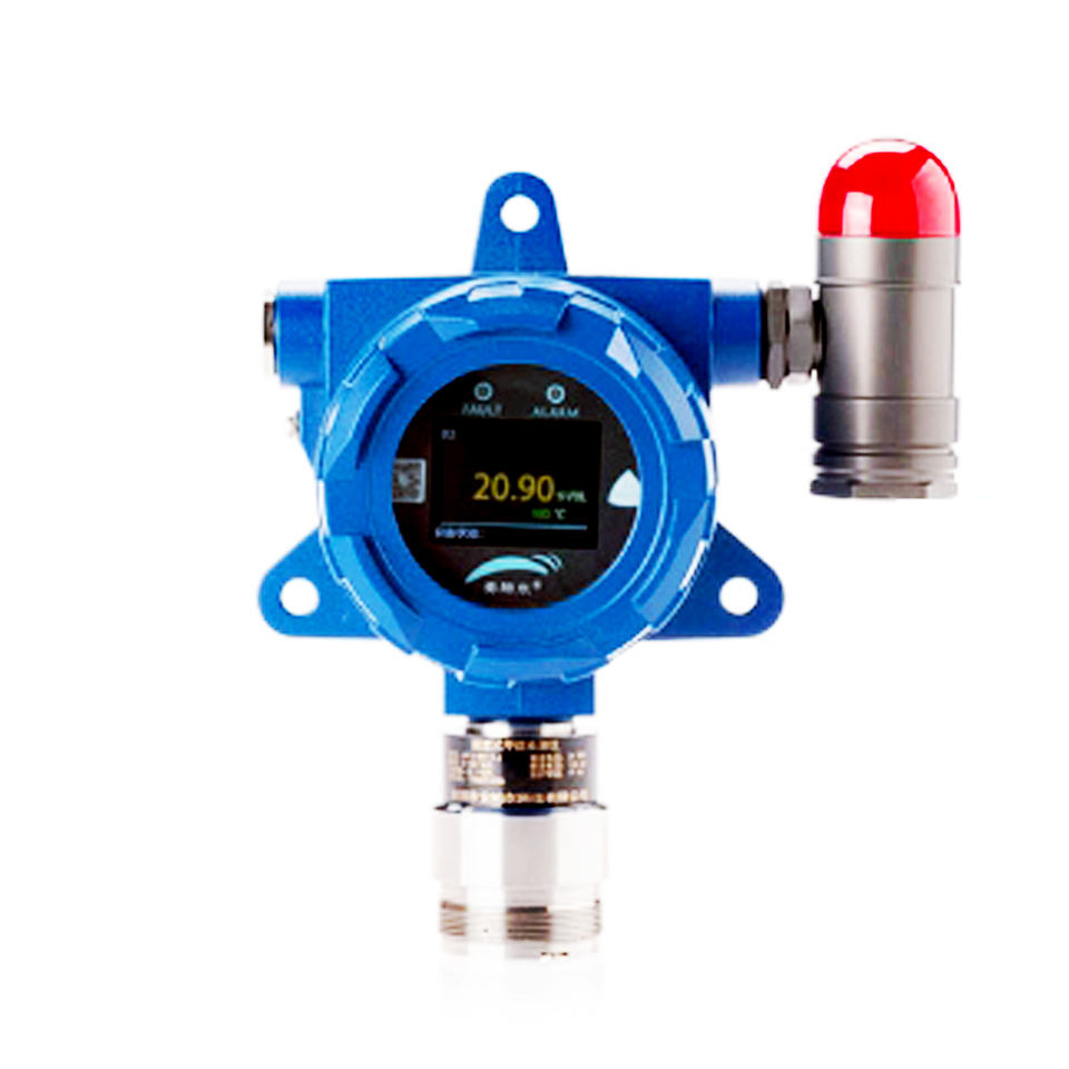 Fixed Explosion-proof Gas Detector 12-36VDC F100 Customize for H2 Combustible Gas Leak Detector ...
