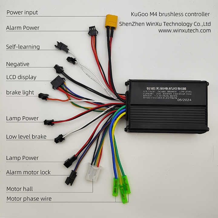 48V 20A FOC Brushless Motor Drive for Kugoo M4 Scooter