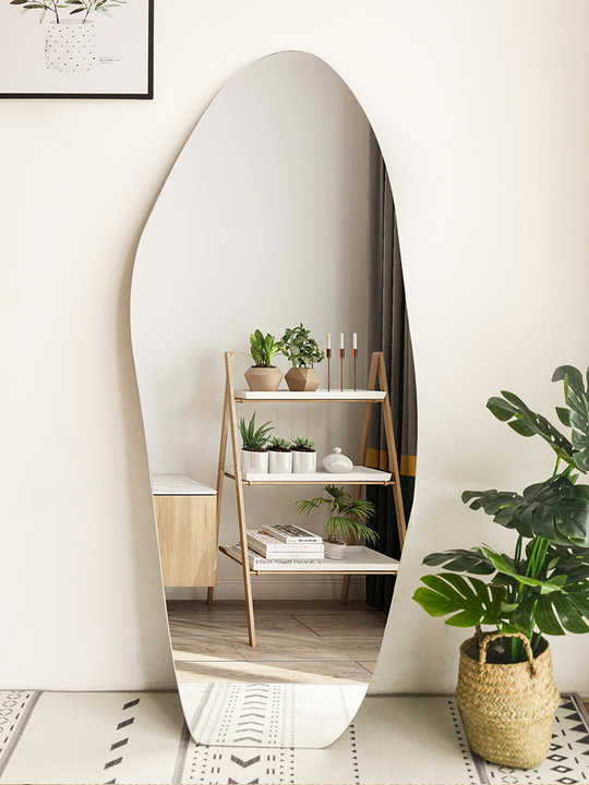 Frameless Irregular Full Length Mirror - Stylish Home Decor