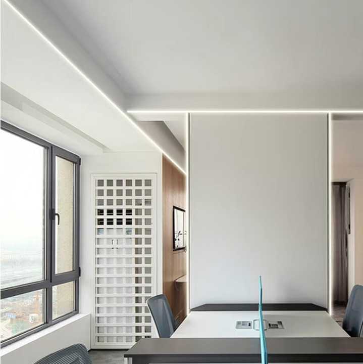 Extrusion Aluminum LED Channel Corner Black Aluminum Ceiling LED ...