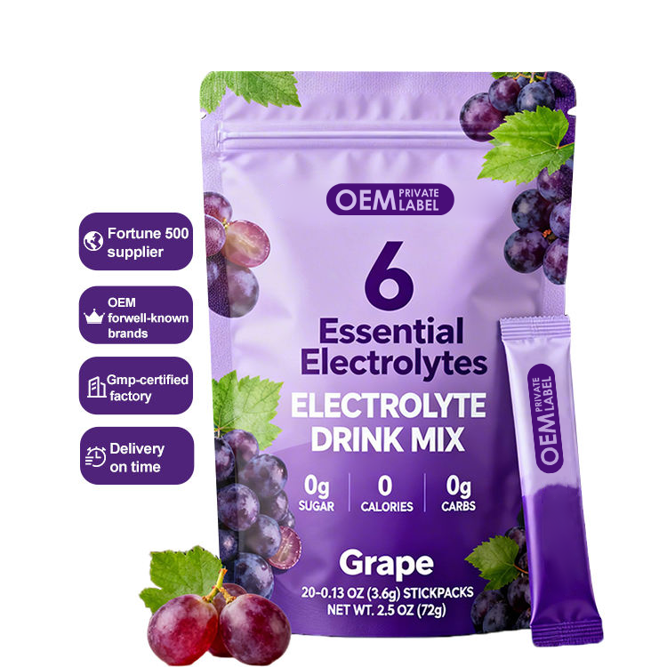 OEM Hydration Electrolyte Drink Mix Variety Flavors Bulk Electrolyte ...