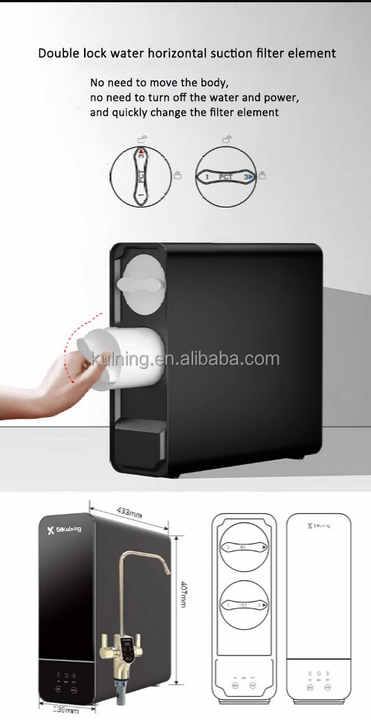 Tankless Ro System Under Sink 600g Ro Membrane Purifier Ro System Water Filters for Home ...