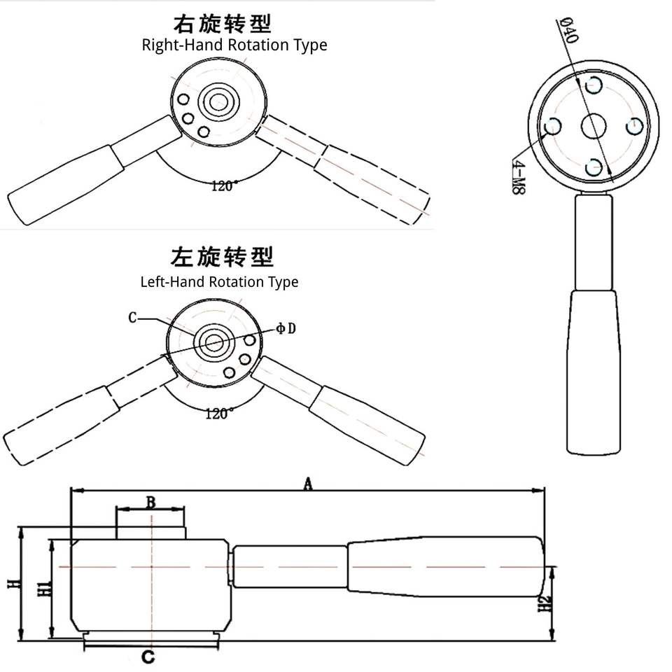 Rotary Pull Down Clamp Manual CNC Fixturing Rotary Drop Clamp for CNC ...