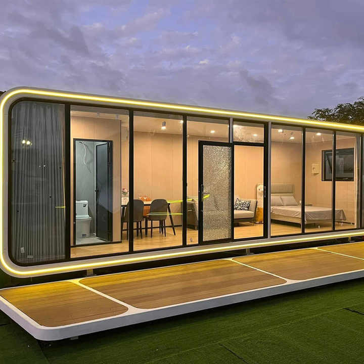 Prefabricated Tiny Home Luxury Prefabricated Shipping Hotel Apartment ...