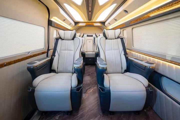 HIACE luxury whole interior kits upgrade with electric curtain electric ...