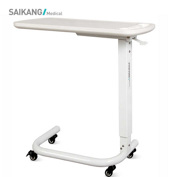 SKH046-14 Saikang Movable HDPE Height Adjustment Medical Patient Dining ...