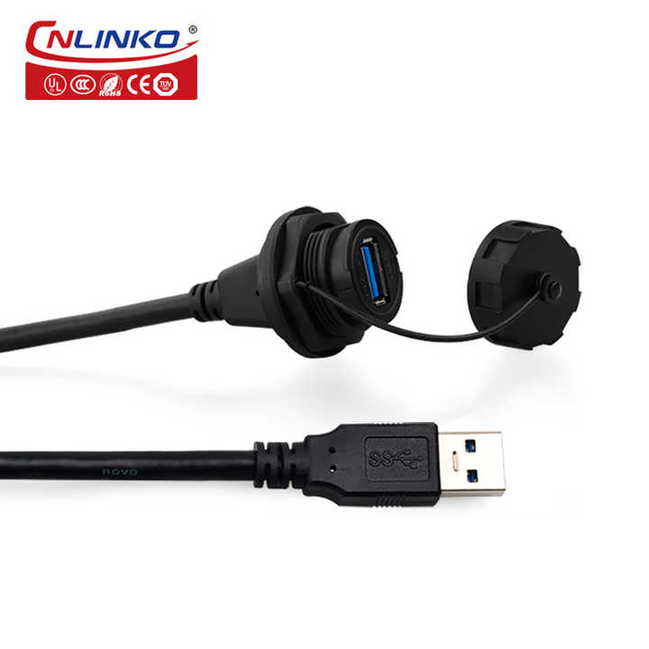 CNLINKO USB 3.0 High Speed Data Cable - IP68 Waterproof