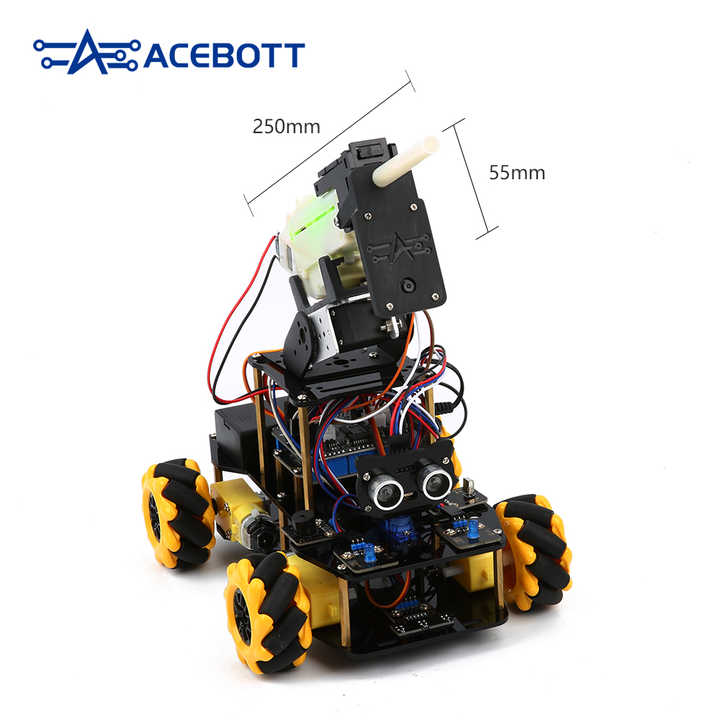 ACEBOTT 4WD Robot Car Kit - Ideal for Arduino Programming