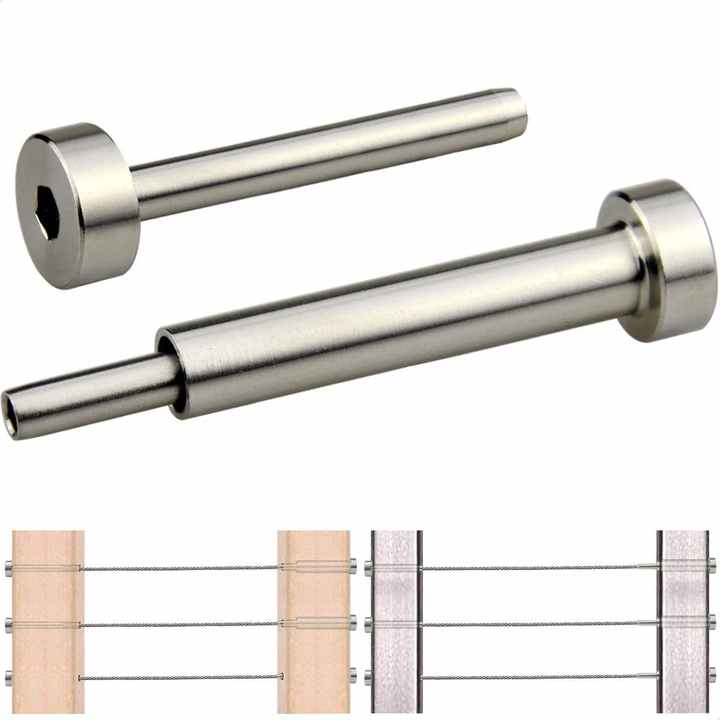 316 Stainless Steel Cable Railing Kit 1/8" Invisible Turnbuckle Kit ...