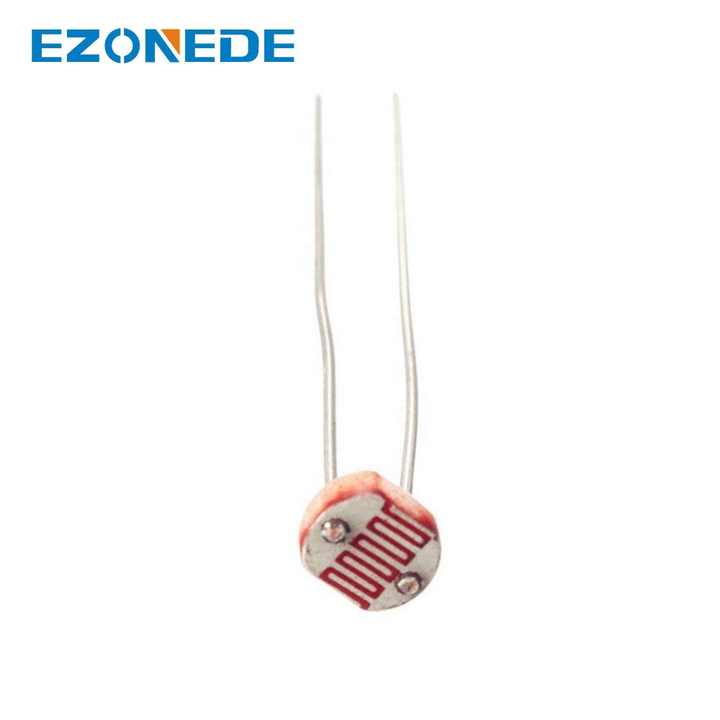 LDR 5mm - Light Dependent Resistor for Photoelectric Detection