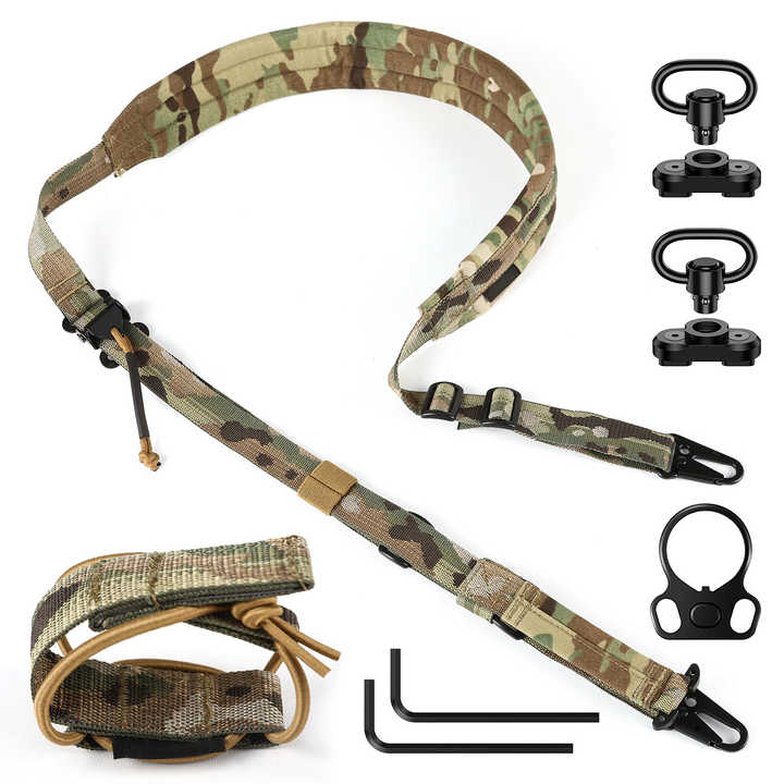 PTG Tactical Accessories Sling Double Metal Hooks Quick Adjustable 2 ...