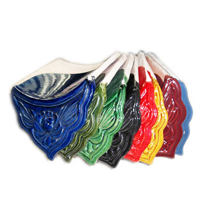 Durable Mosque Roof Cover Tiles - Glazed Ceramic Material