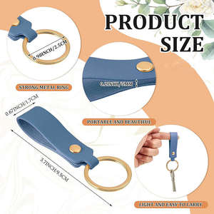 Timeless Style with Customizable leather craft keychain strap kit for ...