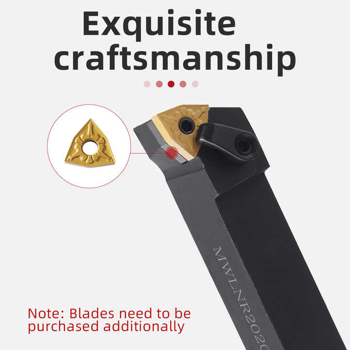 CNC Lathe MWLNR/L 95 Degree External Turning Tool Holder Set External Cutting Tools Machine ...