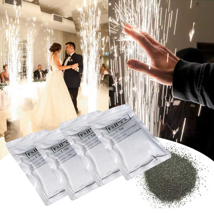 Wedding Decor 200g Cold Fireworks Smokeless Titanium Powder