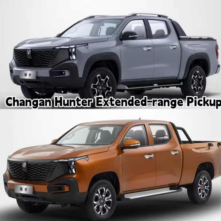 Changan Auto Hunter Electric Car Pickup EV 5 Seat 2wd Hybrid
