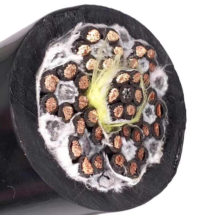 Copper Flexible Power Control Cable for Overhead Crane PVC Insulated ...