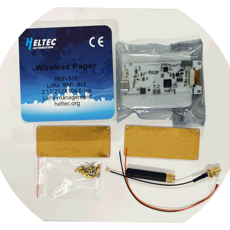 Heltec Wireless Paper - E-Ink Display with ESP32 SX1262