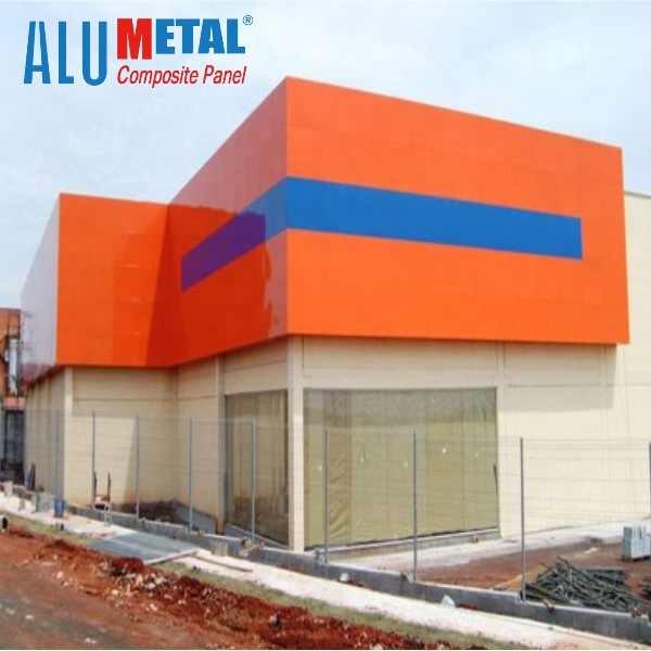 Alumetal Wall Cladding Pvdf Coated Acp Acm Facade Indoor Outdoor ...